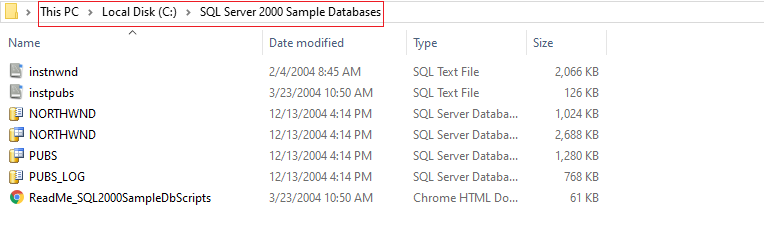 Install Microsoft Northwind and Pubs sample database in SQL Server ...