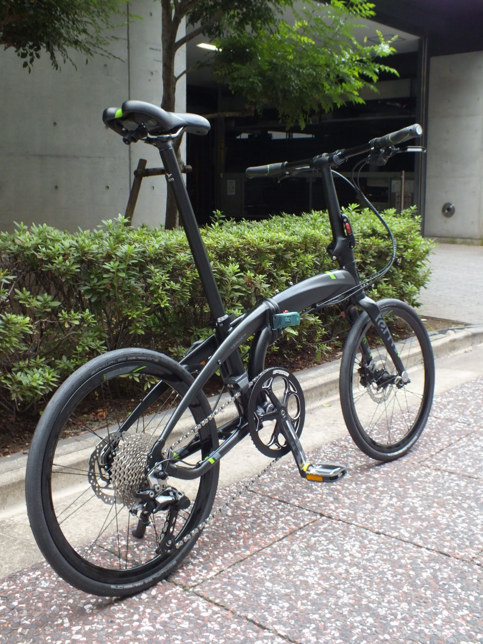 avelo Bicycle shop | アヴェロ バイシクル ショップ 浦和: Tern Verge P10 Satin Black/Gray(Lime) | ターン ヴァージュ P10 ...