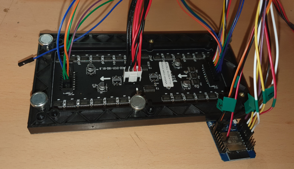 LED - 9. RGB LED Matrix Drive with ESP 32 without shield