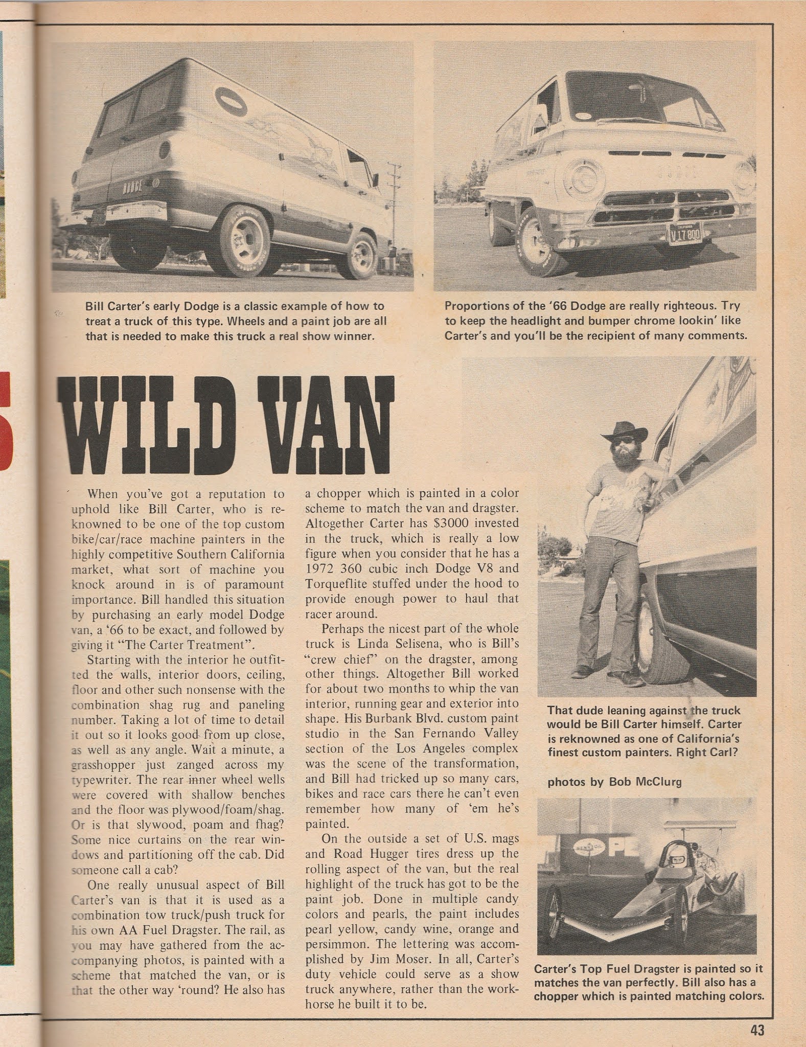 1970's VAN Magazines : Vans And Trucks Magazine #1