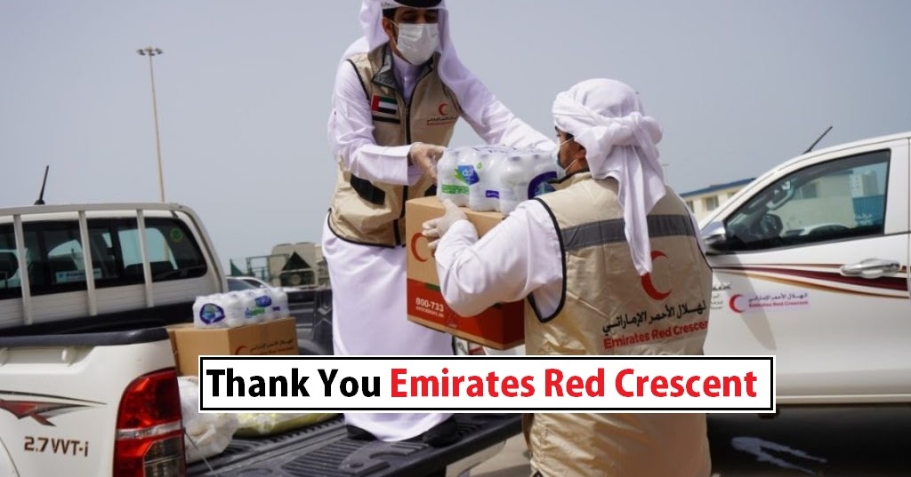 Emirates Red Crescent Distributing 1 Month Food to Needy People in UAE ...