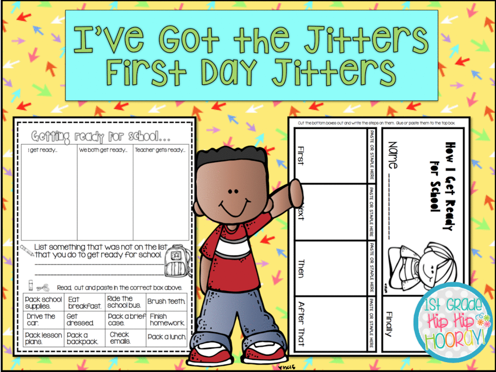1st Grade Hip Hip Hooray!: First Day Jitters
