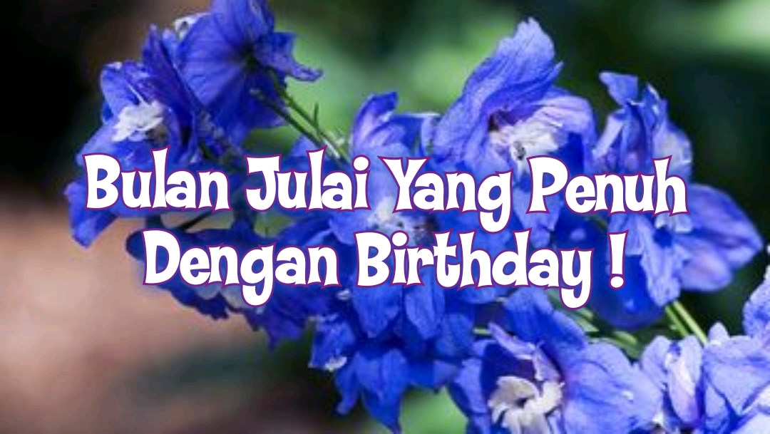 Bulan Julai Yang Penuh Dengan Birthday
