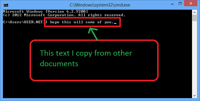 How to Enable Copy paste in CMD-Windows ~ HOWITDONE