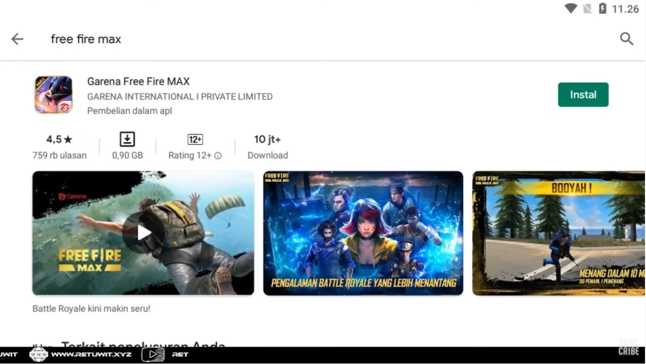 Cara Instal Free Fire Max Emulator dan Review Hasilnya - RETUWIT
