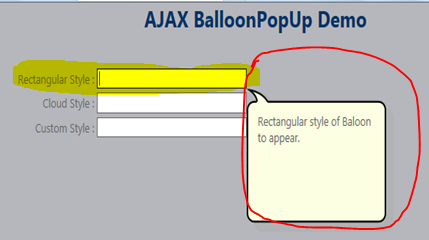 Dotnet with Naveen: Balloon Popup Control