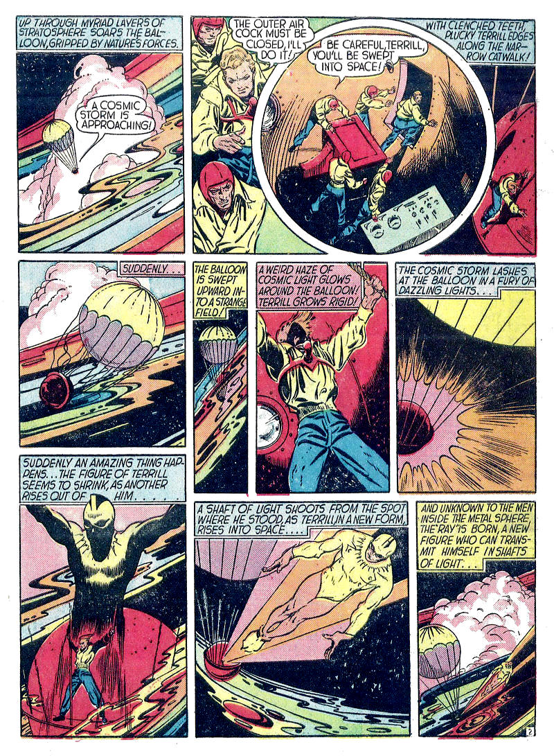 Pappy's Golden Age Comics Blogzine: Number 2397: Hooray for the Ray