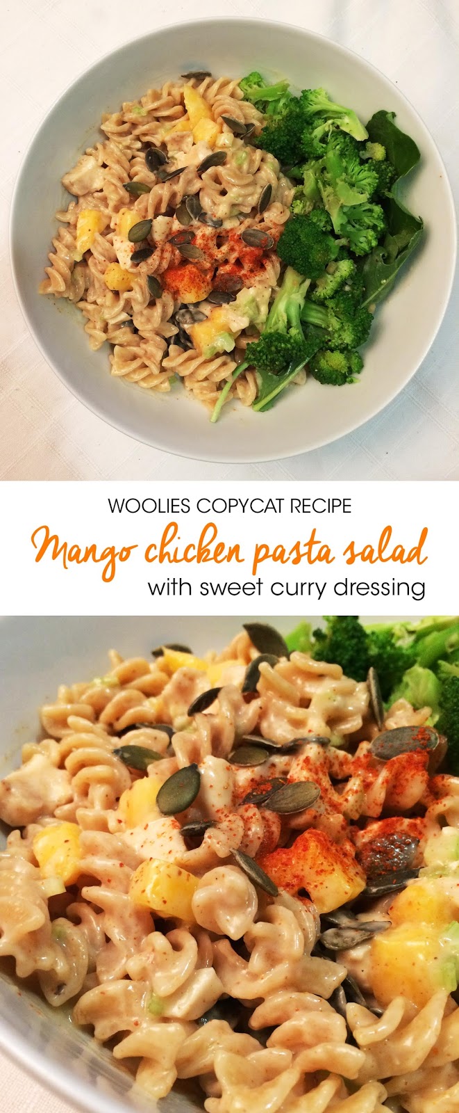 Recipe: Mango Chicken Pasta Salad