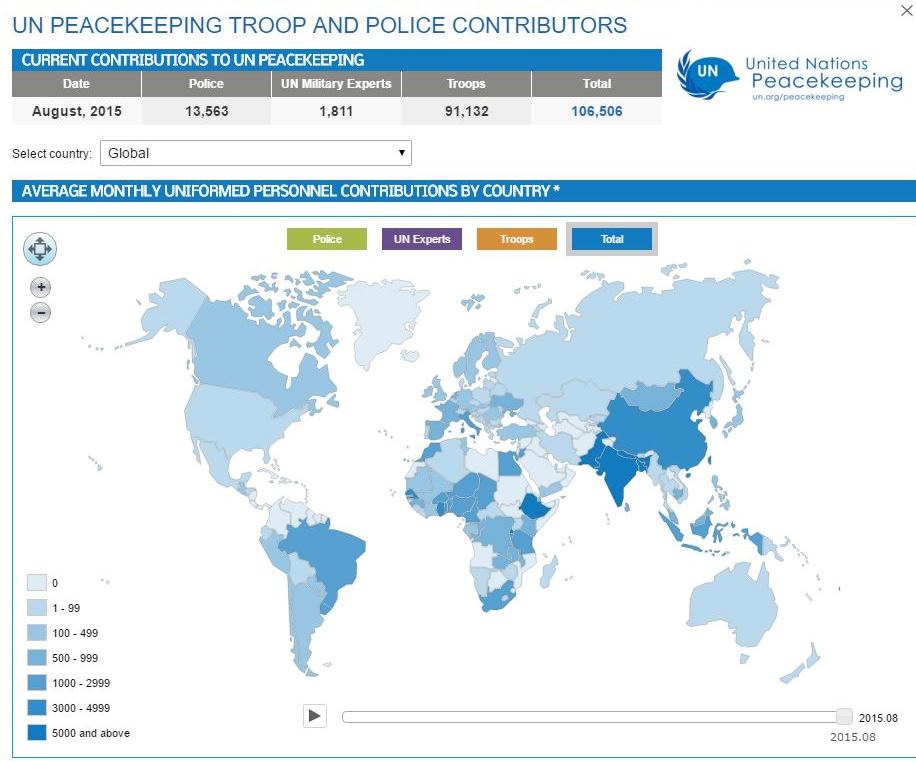 United Nations Peacekeeping Missions: TROOP AND POLICE CONTRIBUTORS IN ...