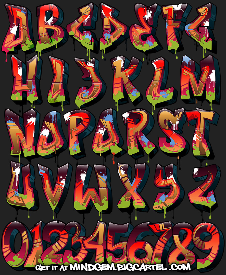 Graffiti Font - Symphony | urban calligraphy