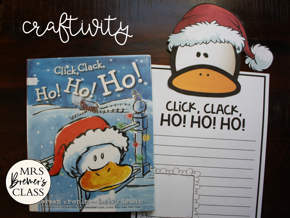 Click Clack Ho Ho Ho | Book Activities and Craftivity | Mrs. Bremer's Class