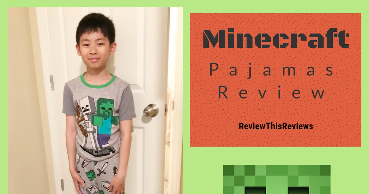 Boys Minecraft 3-piece Pajama Set Review
