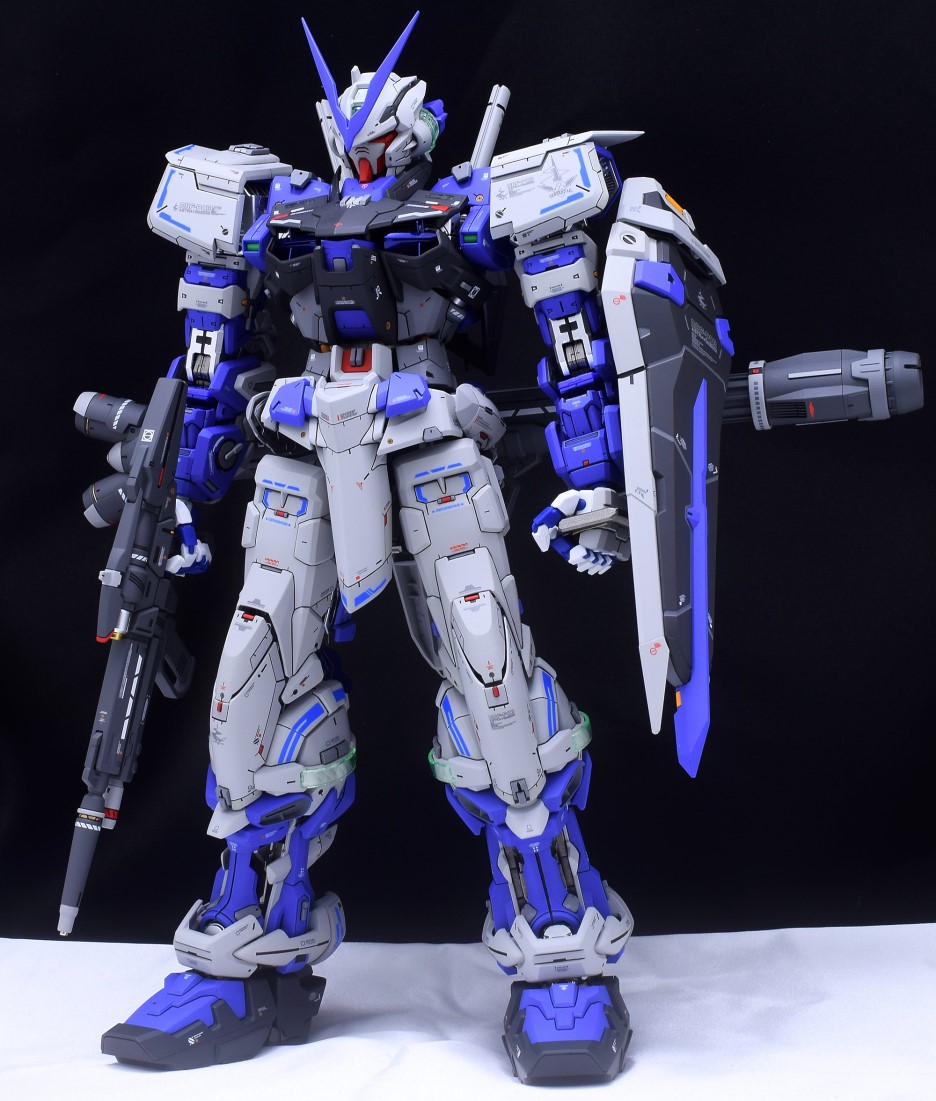 Custom Build: PG 1/60 Gundam Astray Blue Frame [Detailed]