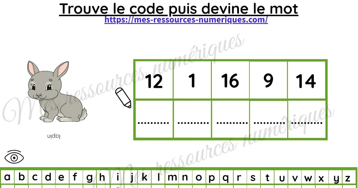 TÉLÉCHARGEZ GRATUITEMENT LE PDF - Trouve le code puis devine le mot