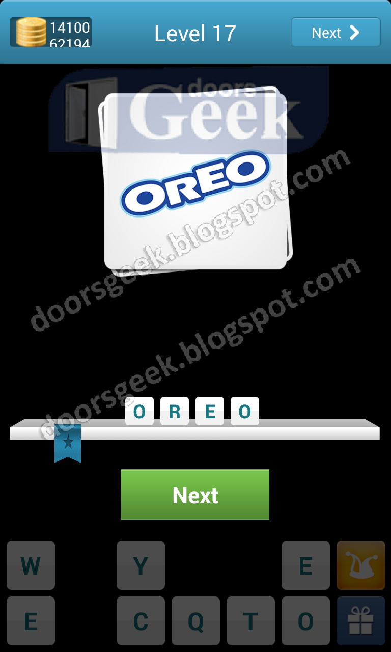 Logo Quiz Level 17 by Mangoo Games ~ Doors Geek