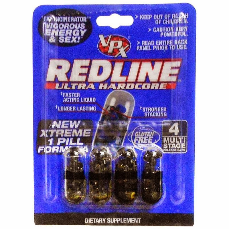 Relatando Suplementos: [Relato] VPX Redline Sample 4 caps