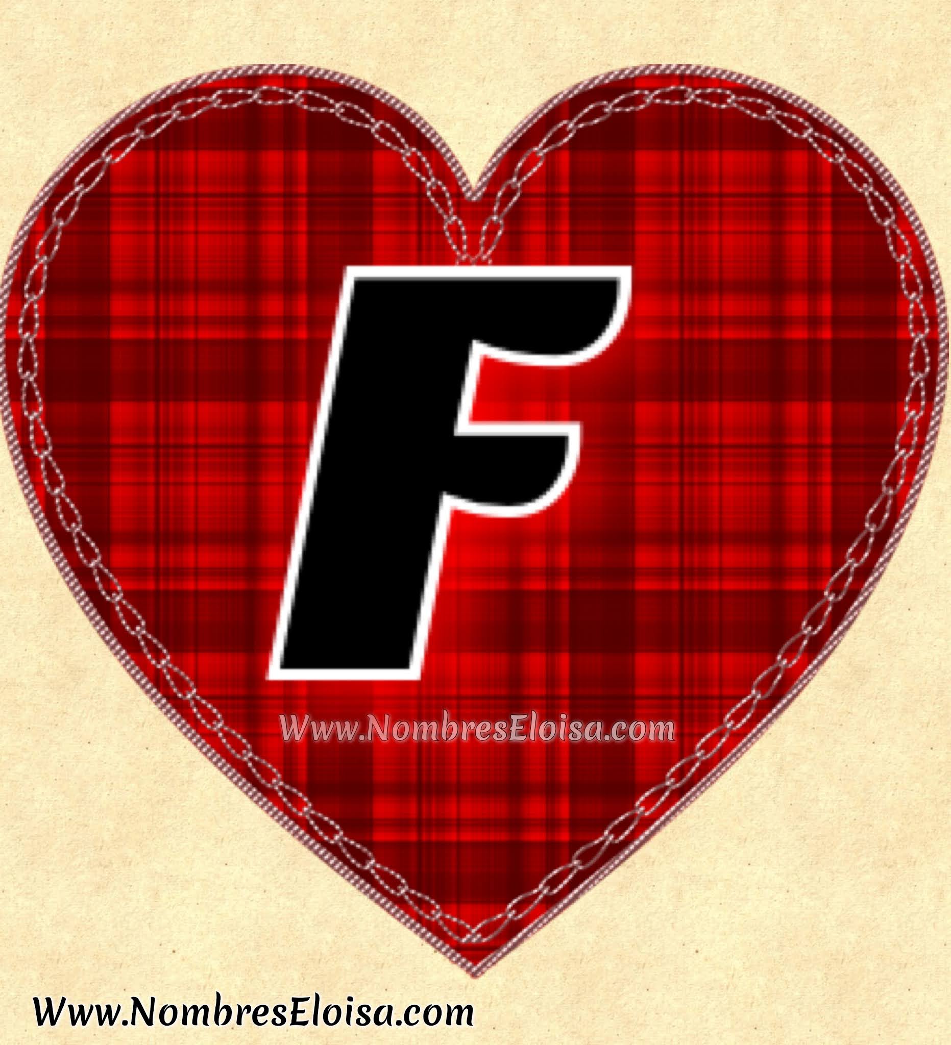 Iniciales en corazón