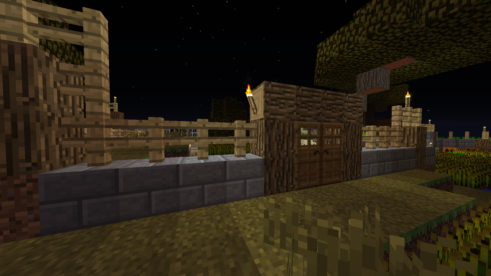 Minecraft Architect: Wall / Fence for your village