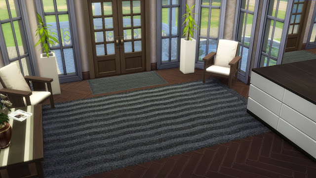 Corporation "SimsStroy": The Sims 4. Set of rugs for the hallwey.