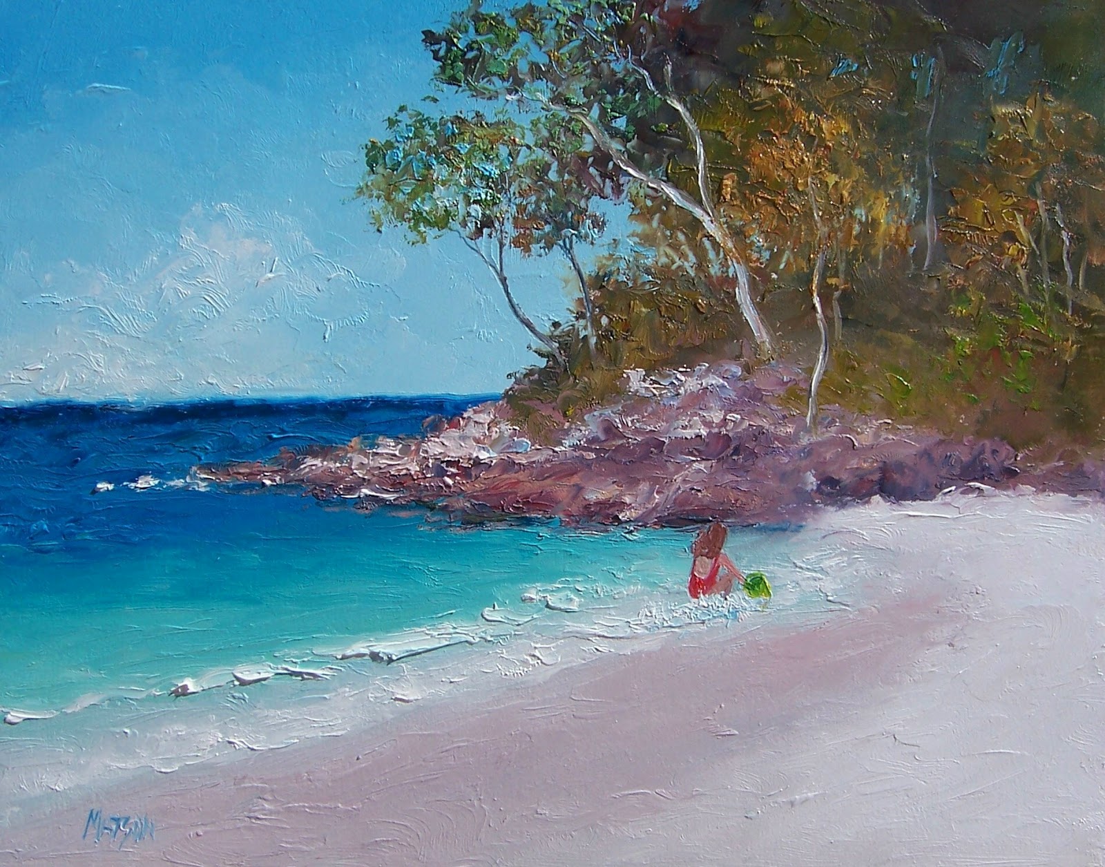 Jan Matson Art: Golden Days SOLD