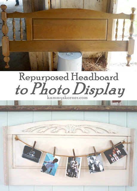 Kammy's Korner: Repurposed Headboard {Winging Projects!}