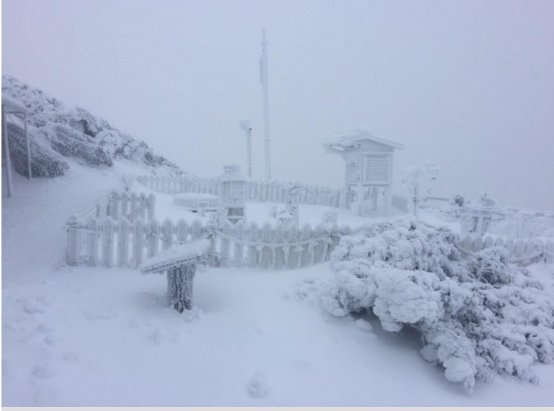 Snow in Taiwan mountains might fall starting next week as cold ...