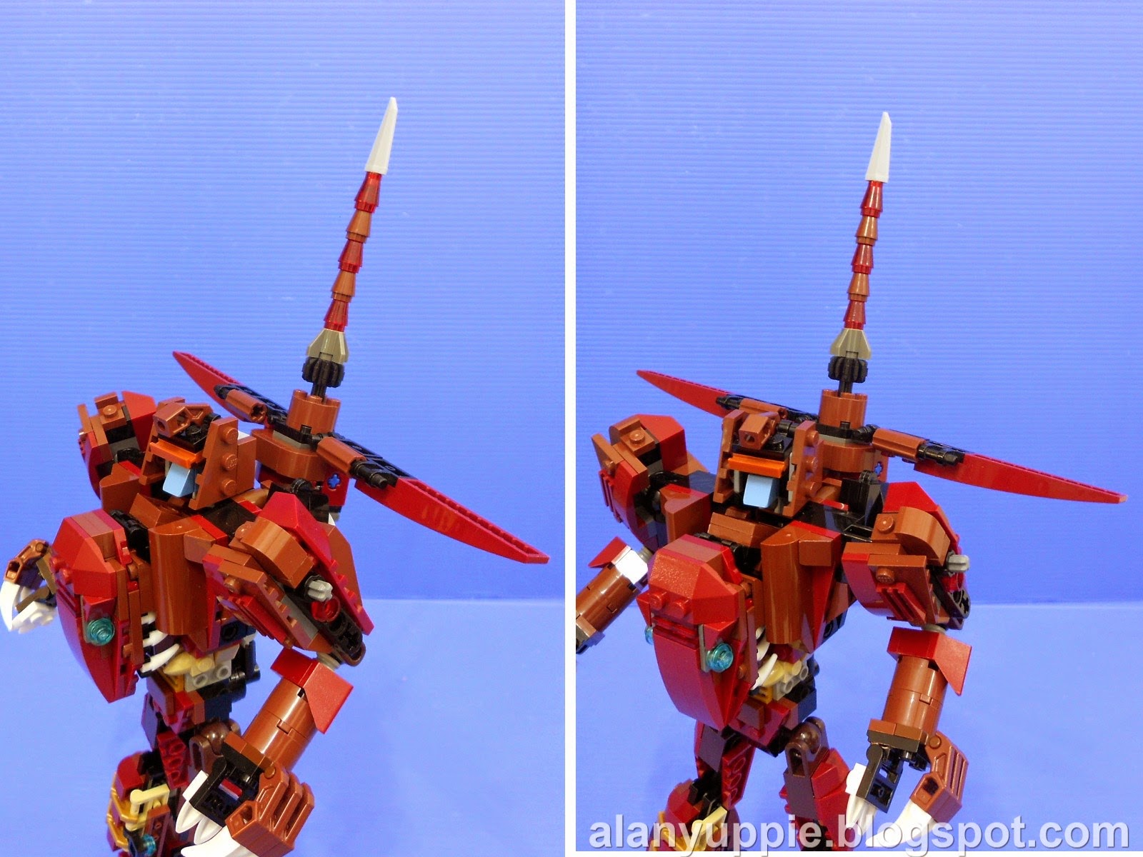 Alanyuppie's LEGO Transformers: LEGO Beast Wars Dinobot Part 2: Robot mode