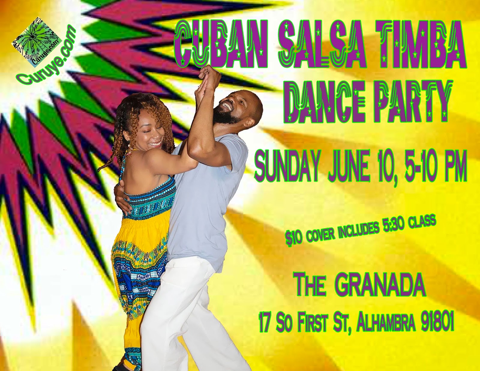 San Diego Rueda: CURUYE's JUNE CUBAN SALSA TIMBA DANCE PARTY! - Sun ...