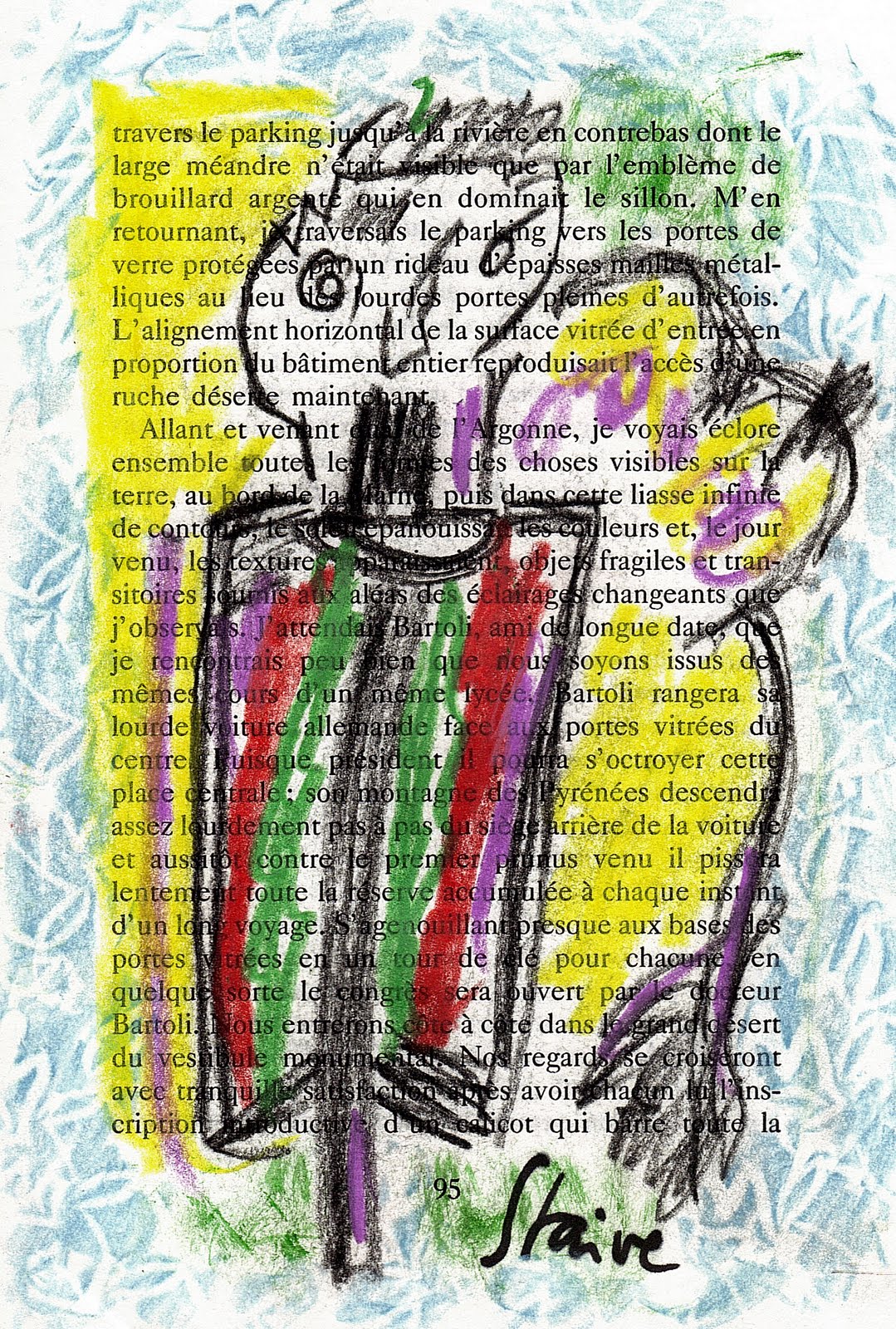 Jean Marie Staive: S' octroyer cette place centrale - projet de livre 51