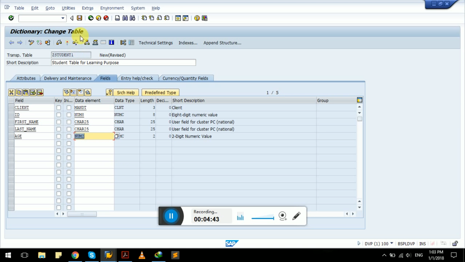 SAP ABAP Central: The ABAP Data Dictionary