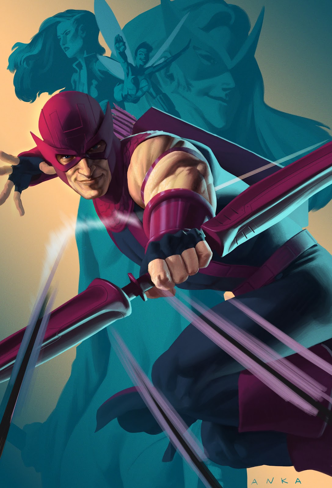 Fashion and Action: Hawkeye - Archery in Action - Fan & Comic Art Gallery