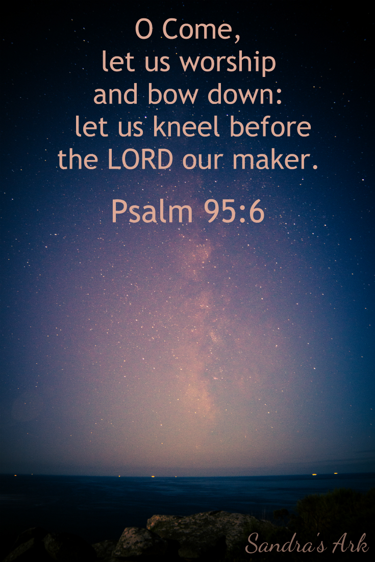 Sandra's Ark: Pondering the Psalms - Psalm 95