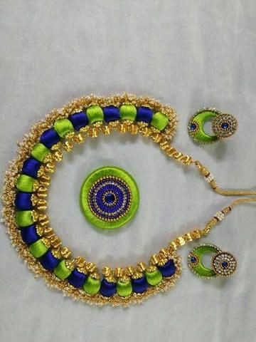 Silk thread jewellery