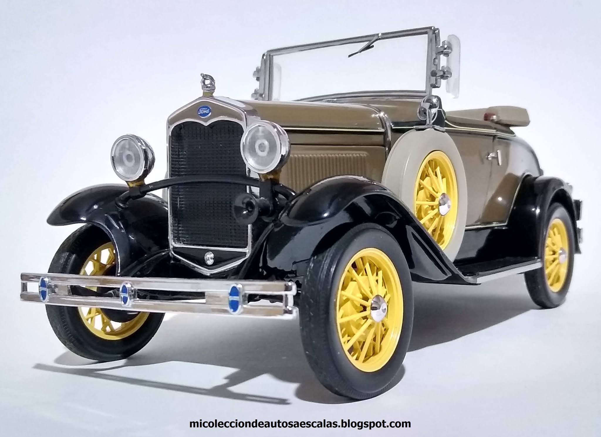 Mi colección de autos a escala.: 1931 Ford Model A 1:18 Motor City Classics