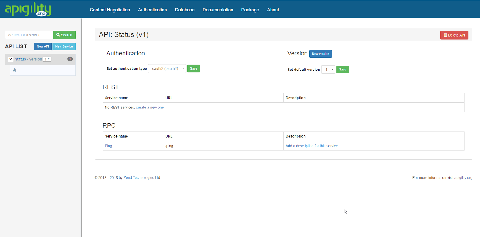 Technical Tips: How to setup OAuth 2.0 server using Apigility?
