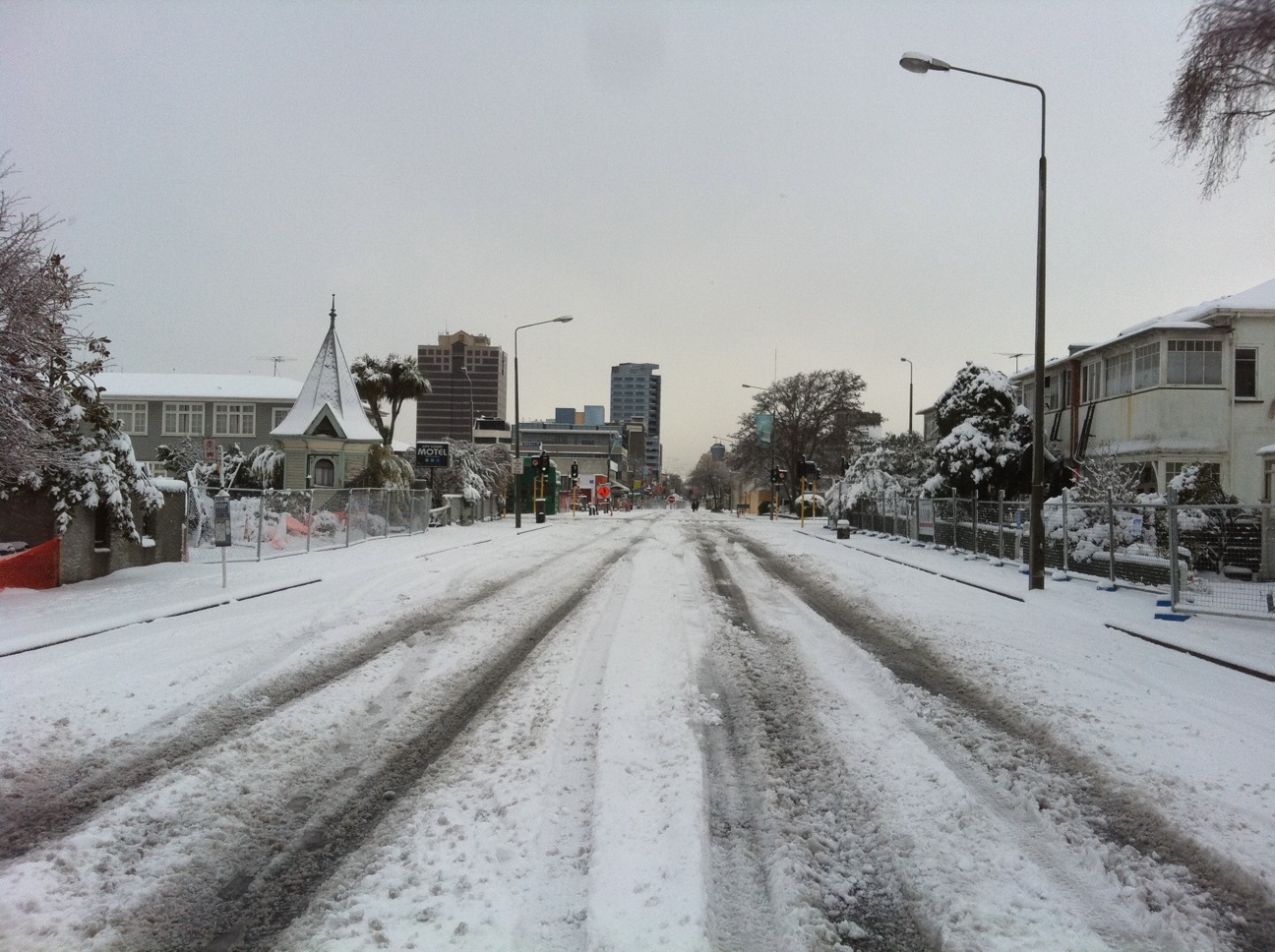 Christchurch - From CentrePoint on Colombo Motel: Don’t let the Snow ...