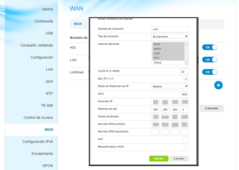 Agux y sus bits: Router Sercomm FG824CD IV