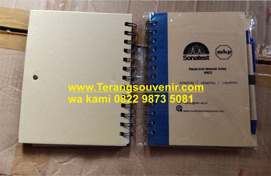 SOUVENIR BUKU MEMO BLOCKNOTE NOTEPAD CUSTOM NOTEPAD POLOS NOTEBOOK ...