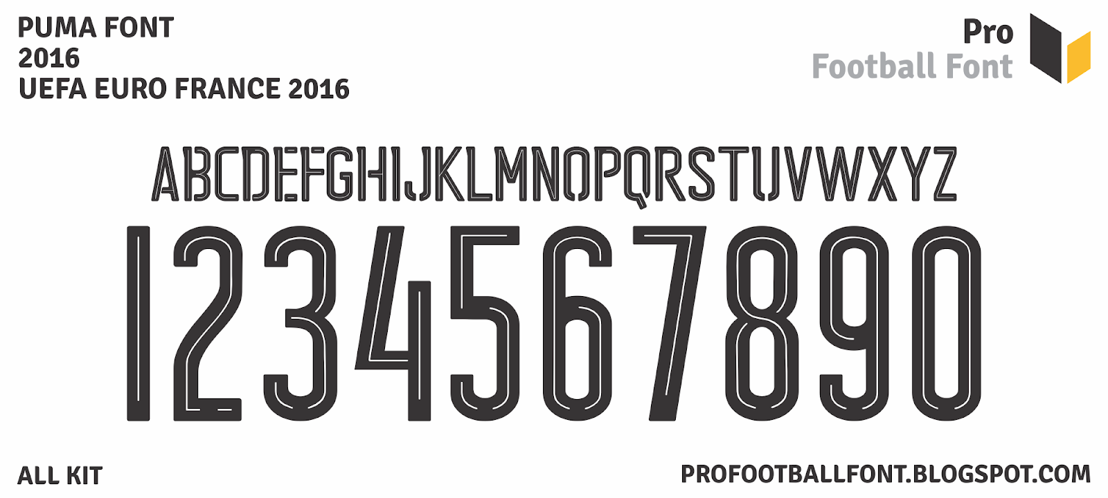 Puma Euro 2016 Font