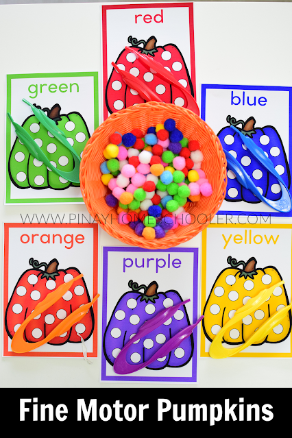 Pumpkin Preschool Math and Literacy Centers | The Pinay Homeschooler