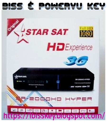 STARSAT SR-2000HD EXTREME RECEIVER NEW SOFTWARE VERSION V2.72 – FREE DOWNLOAD - Biss Key