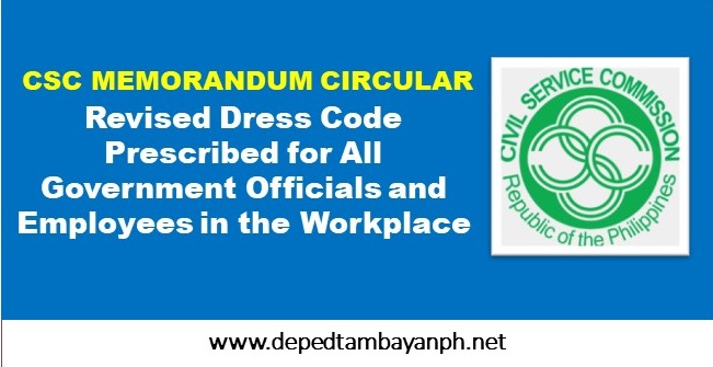 Revised Dress Code Prescribed For All Government Officials And revised-dress-code-prescribed-for-all-government-officials-and