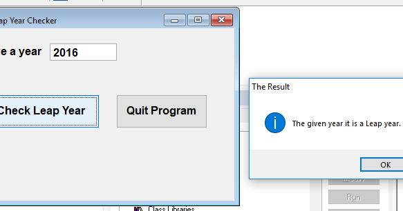 Free Programming Source Codes And Computer Programming Tutorials Leap Year Checker In Visual Foxpro
