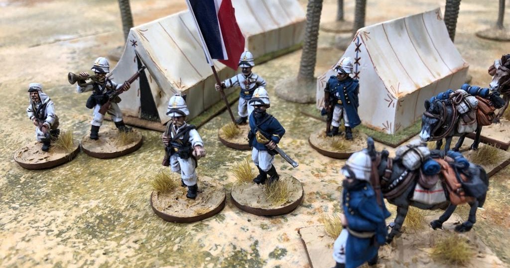 A wargame page: French colonial troops