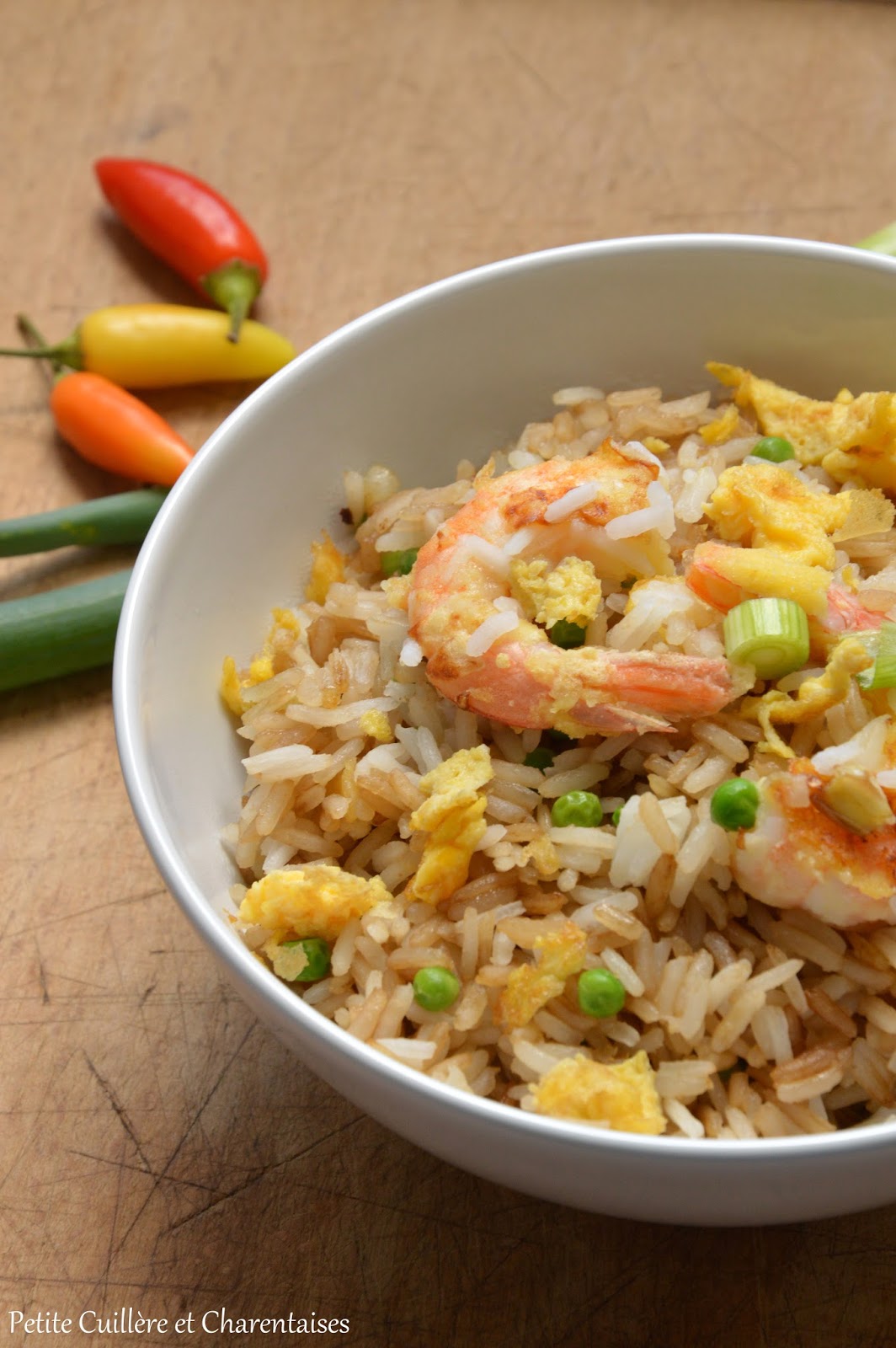 Petite Cuillère et Charentaises: Riz frit aux Crevettes