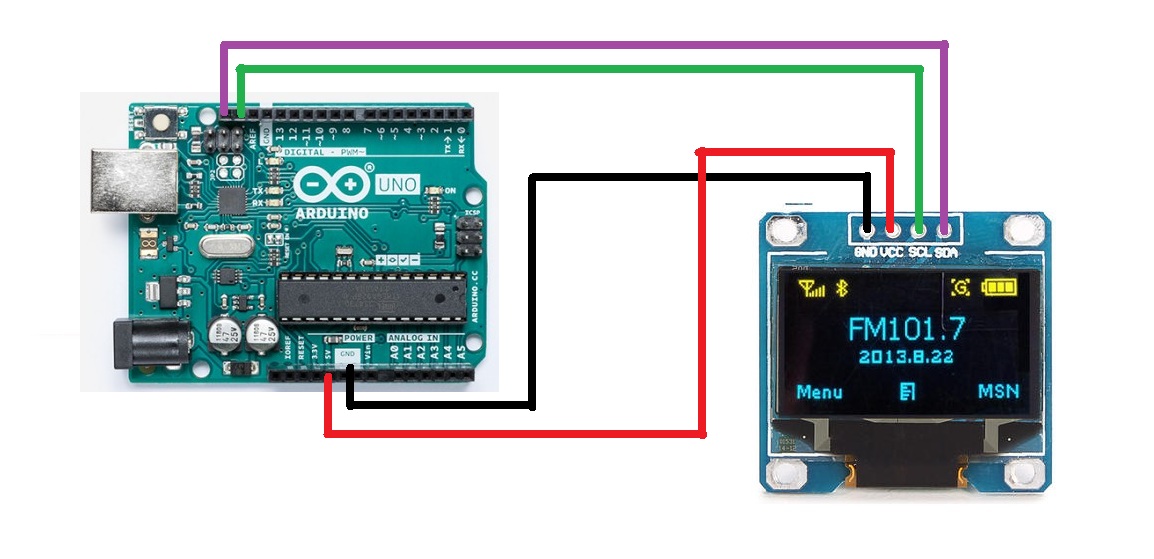 Oled Display Interface With Arduino