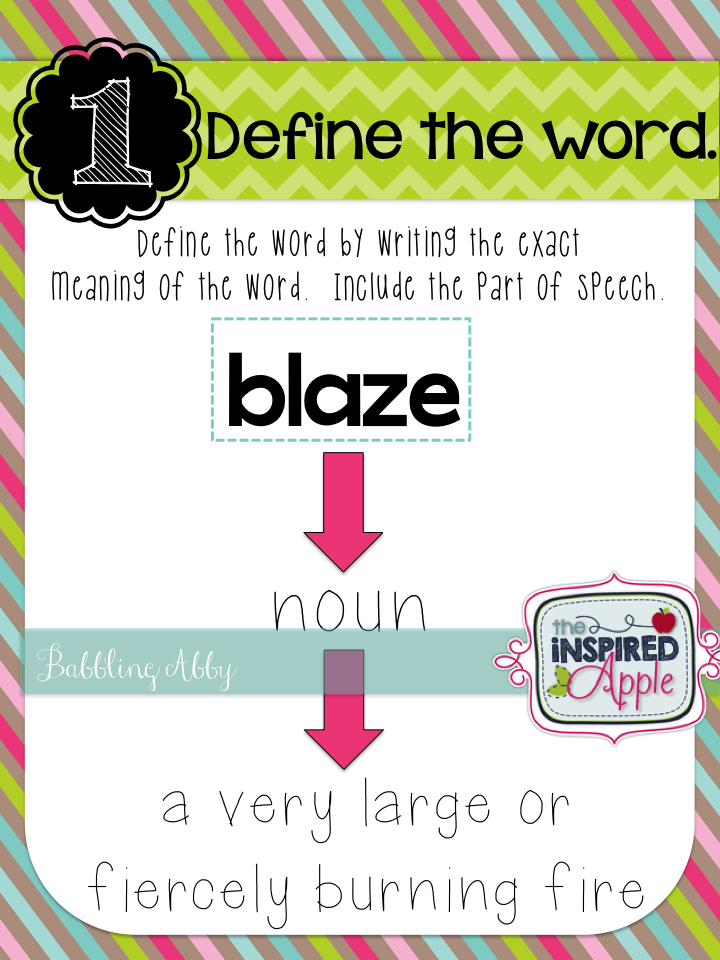 Interactive Vocabulary Notebooks! - Babbling Abby