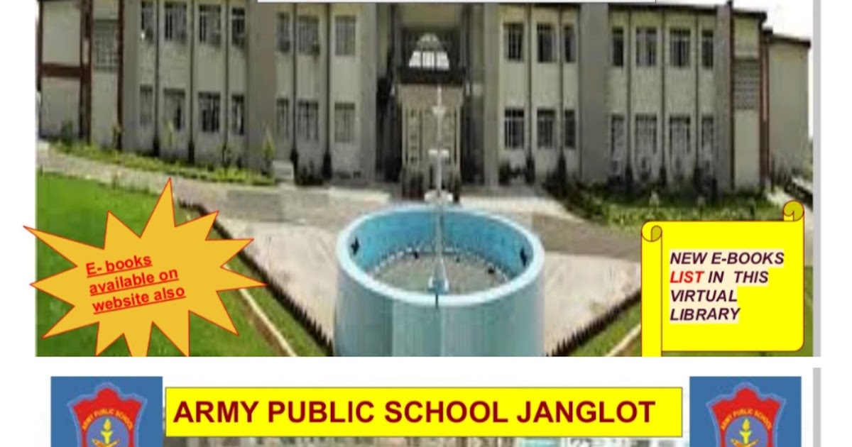 Library@ Army Public School, Janglot (J&K): VIRTUAL LIBRARY