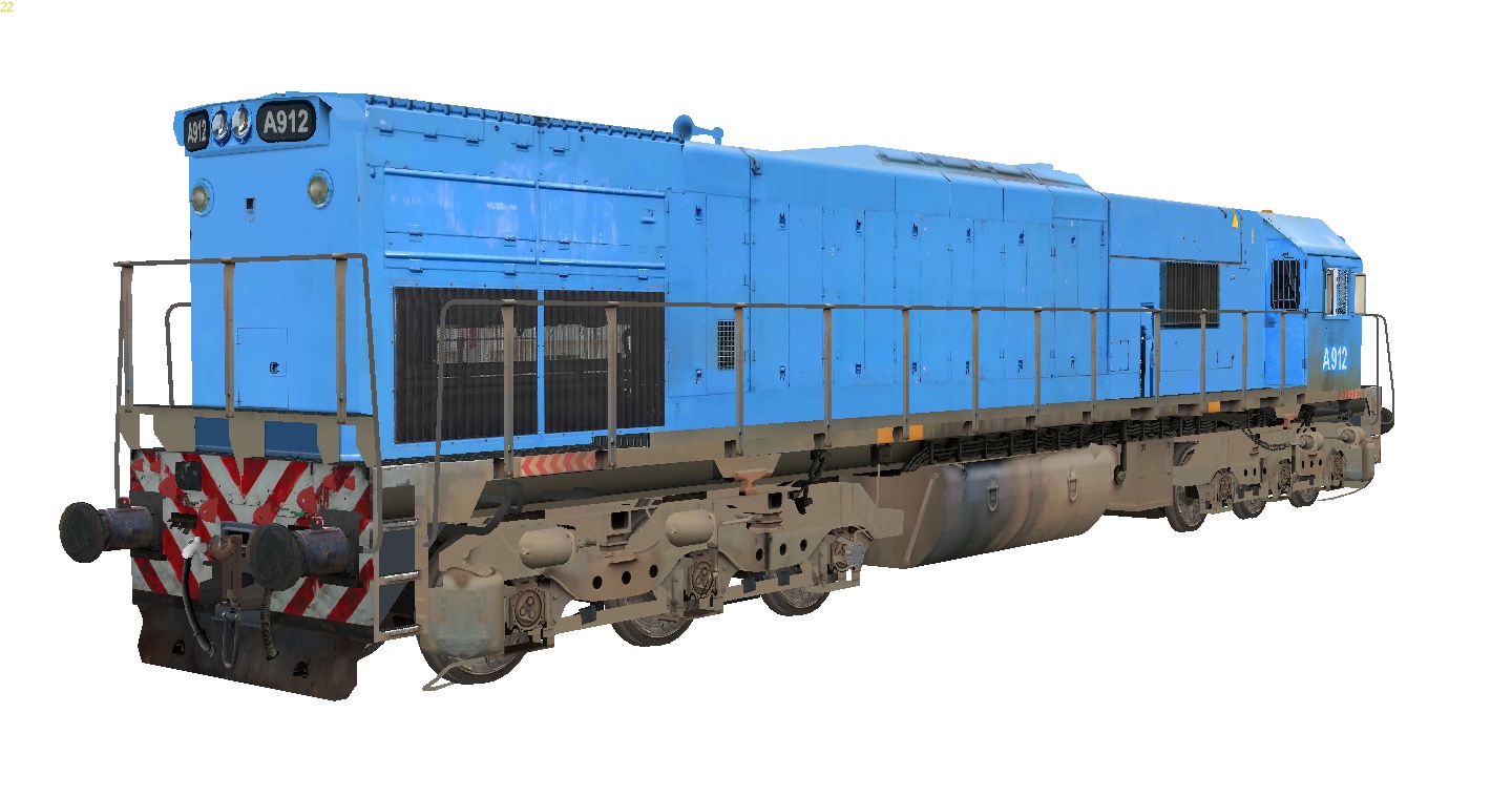 GM GT22cw-2 A912 | Trenes Argentinos Línea Roca - MSTSyOR Argentino - Todo para la simulación ...