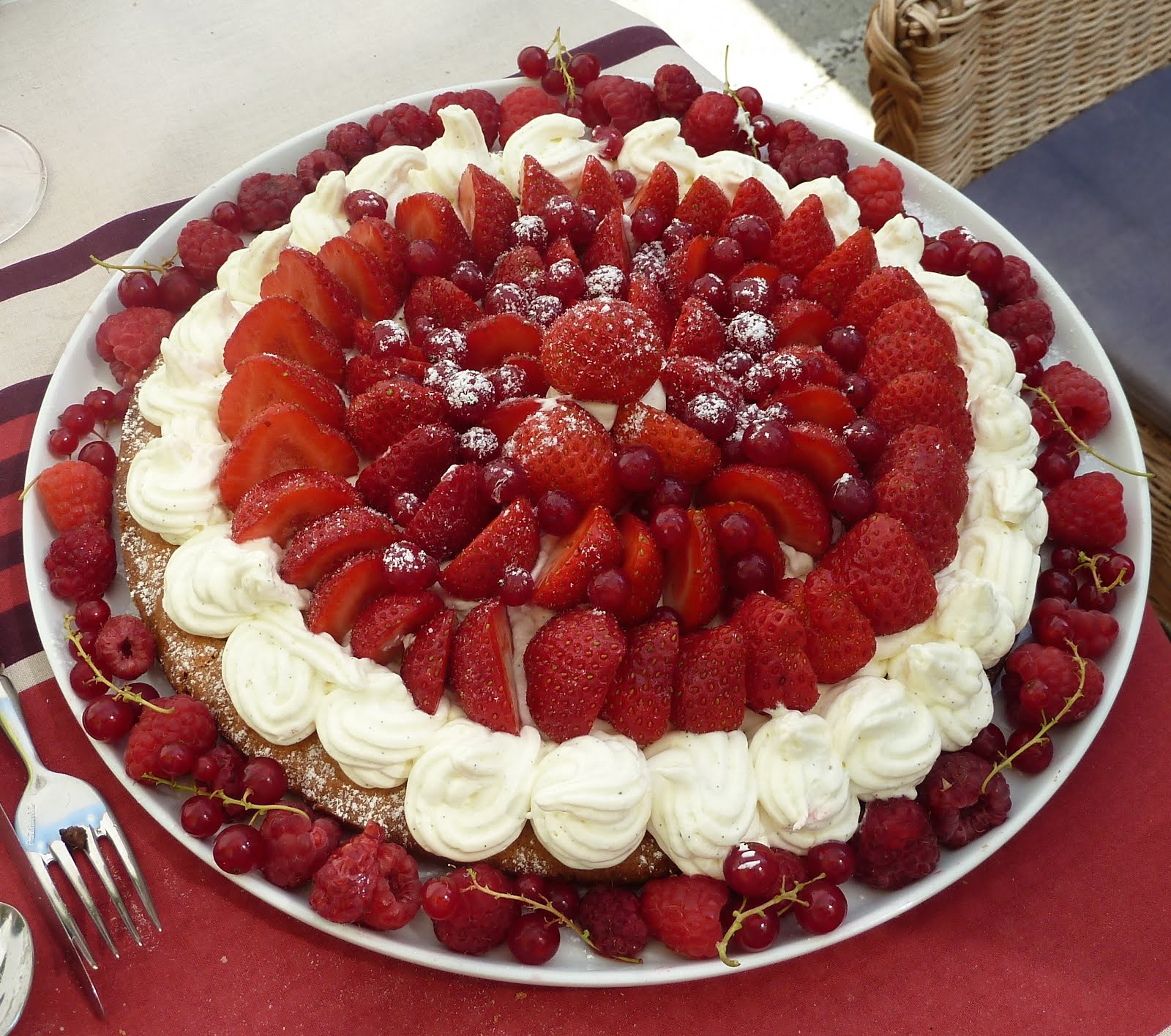 Cath à la cuisine: Tarte aux fruits rouges, fond au sablé breton